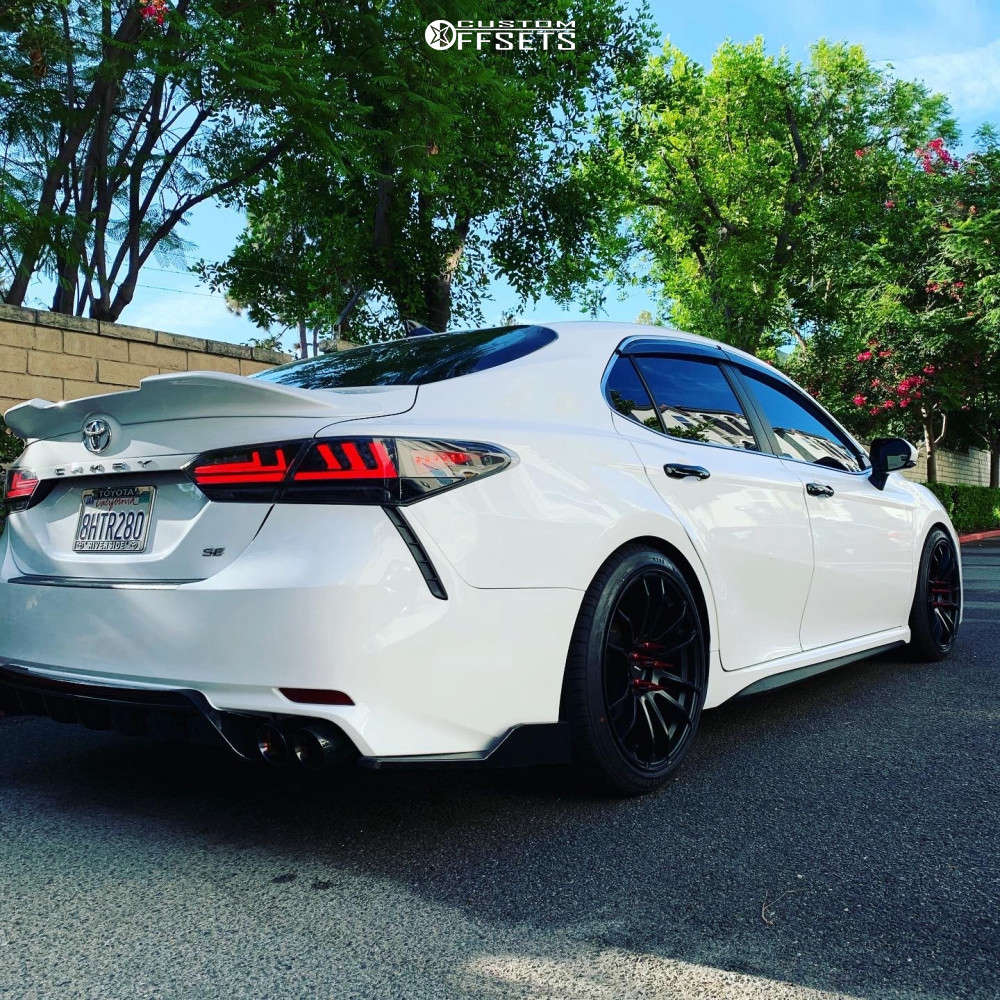 2019 Toyota Camry with 19x9.5 35 AVID1 AV20 and 235/40R19 Atlander ...