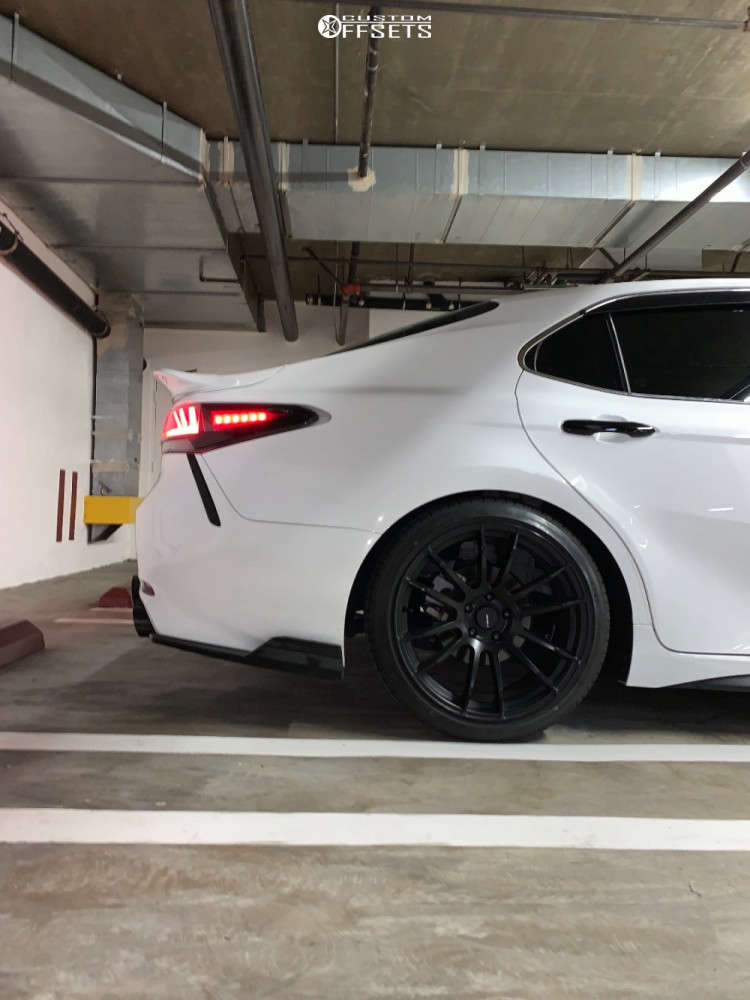 2019 Toyota Camry with 19x9.5 35 AVID1 AV20 and 235/40R19 Atlander ...