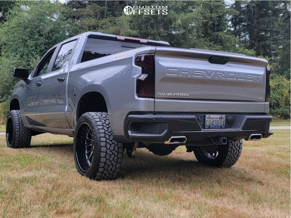 2019 Chevrolet Silverado 1500 with 22x12 -45 Tuff T2a and 33/12.5R22 ...