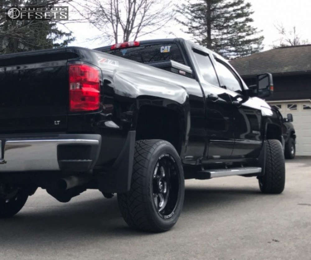 2016 Chevrolet Silverado 2500 HD with 20x10 -18 Fuel Flow and 285/50R20 ...
