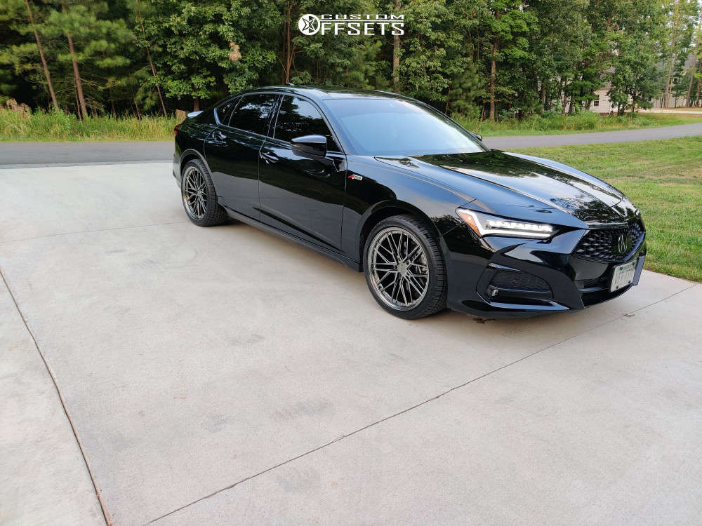 2021 Acura TLX with 20x9 35 XXR 571 and 255/35R20 BFGoodrich Comp G ...