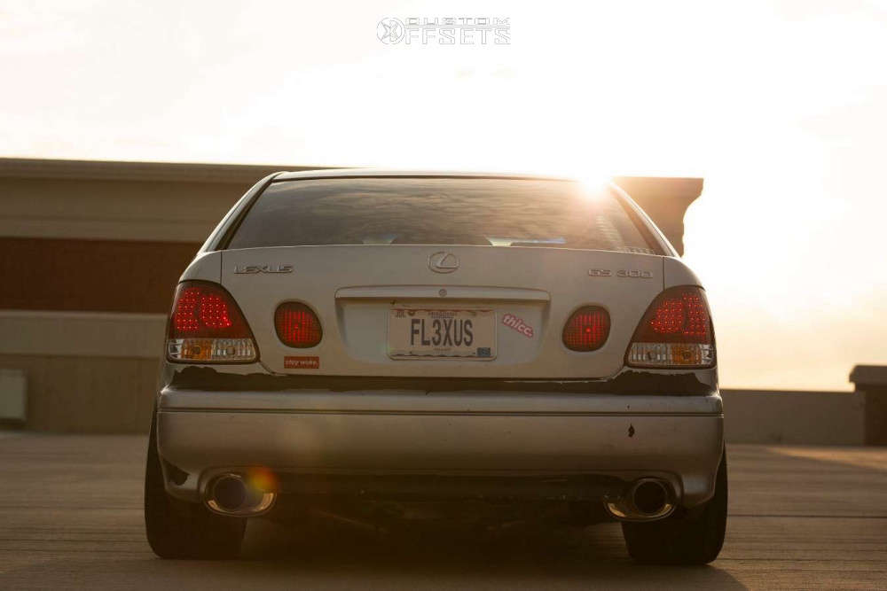 1998 Lexus GS300 with 19x9.5 22 Aodhan Ah02 and 225/35R19 Advanta Hp ...