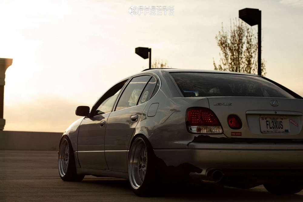 1998 Lexus GS300 with 19x9.5 22 Aodhan Ah02 and 225/35R19 Advanta Hp ...