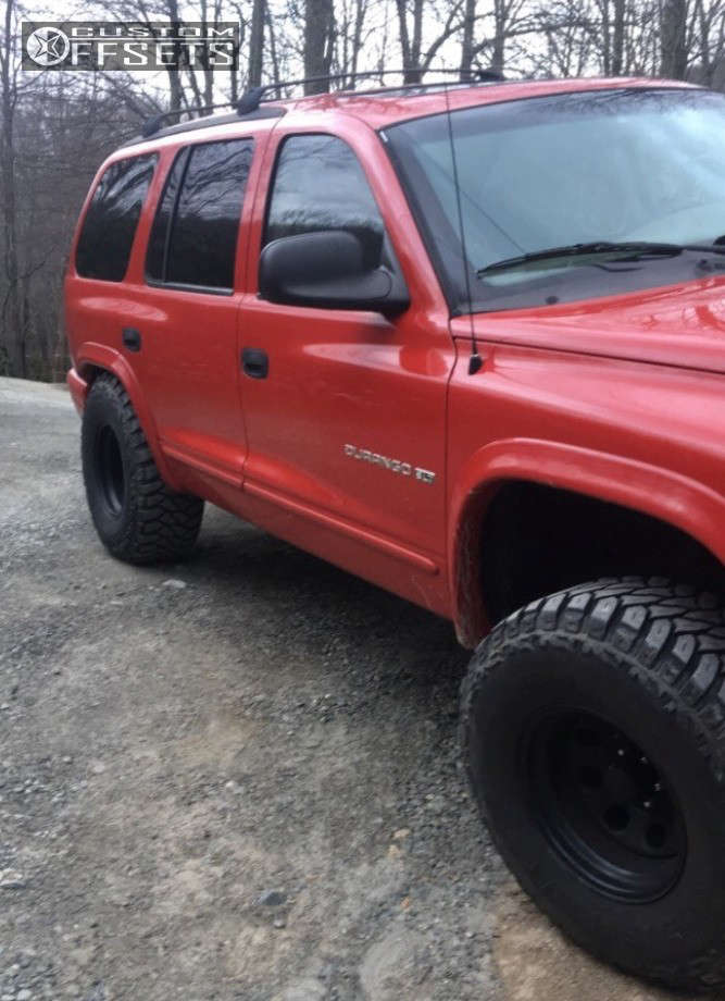 2001 Dodge Durango with 15x10 -44 Black Rock 997 and 33/12.5R15 Kenda ...