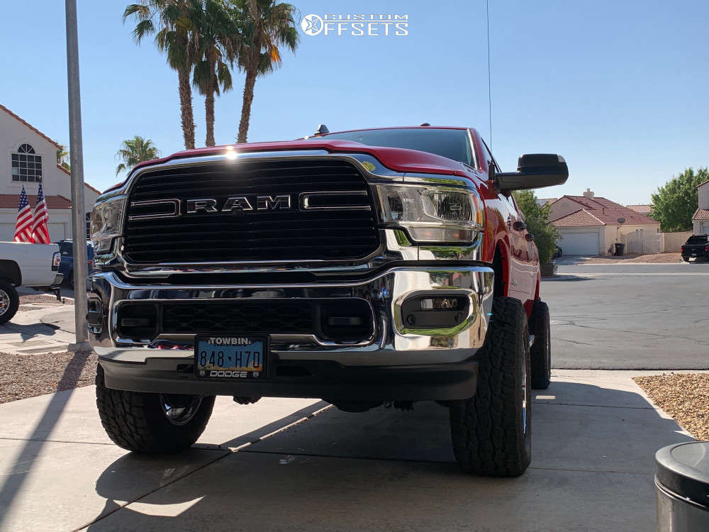 2020 Ram 2500 with 20x10 -25 Vision Rocker and 35/12.5R20 Toyo Tires ...