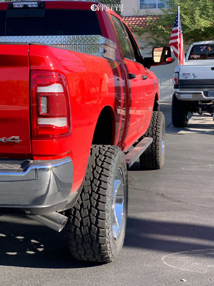 2020 Ram 2500 with 20x10 -25 Vision Rocker and 35/12.5R20 Toyo Tires ...