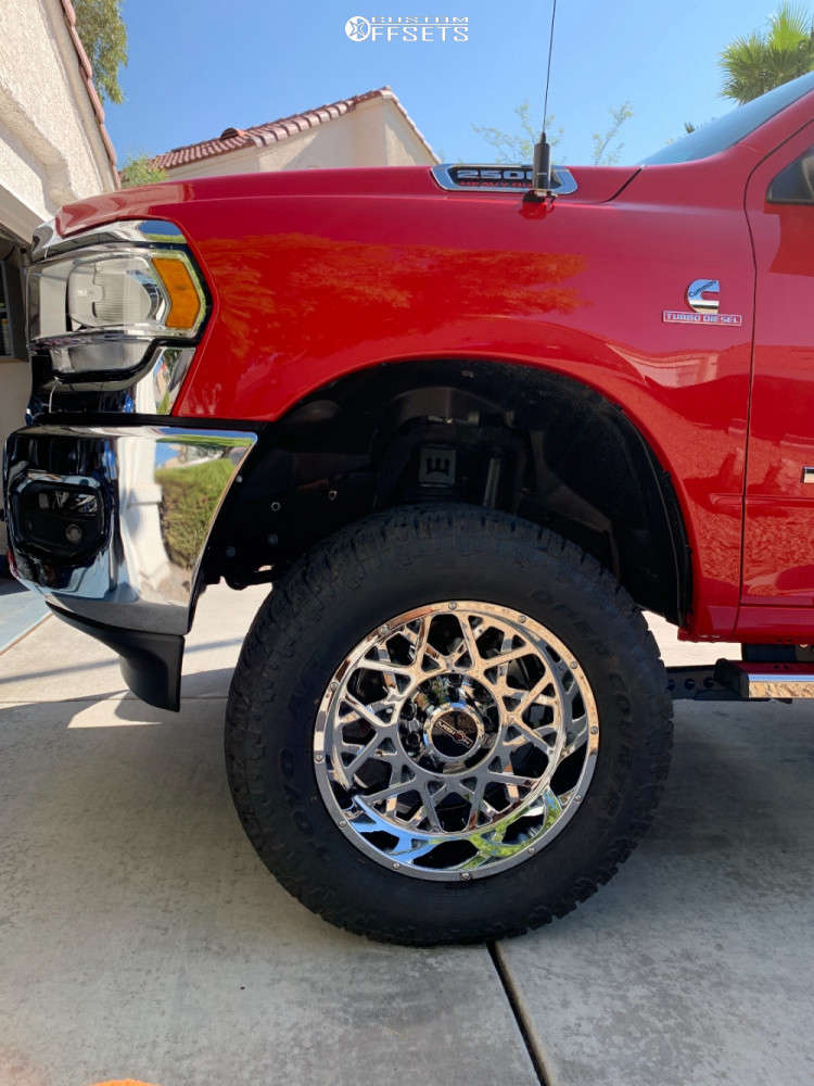 2020 Ram 2500 with 20x10 -25 Vision Rocker and 35/12.5R20 Toyo Tires ...