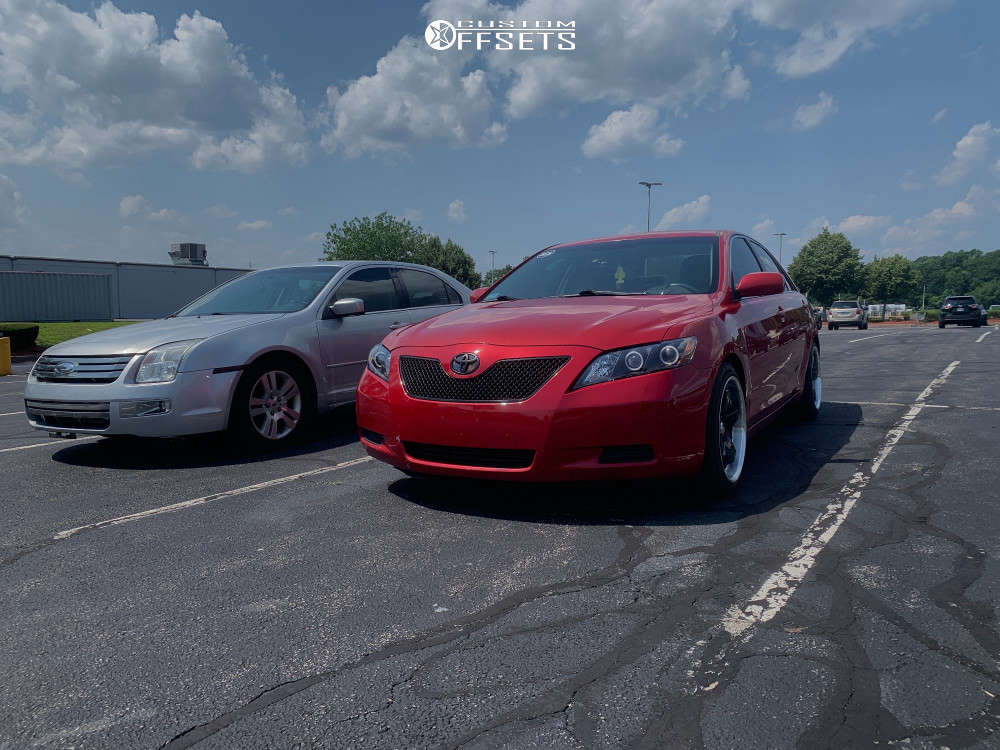 2009 Toyota Camry with 18x8.5 30 G-Line G8073 and 215/45R18 Hankook ...