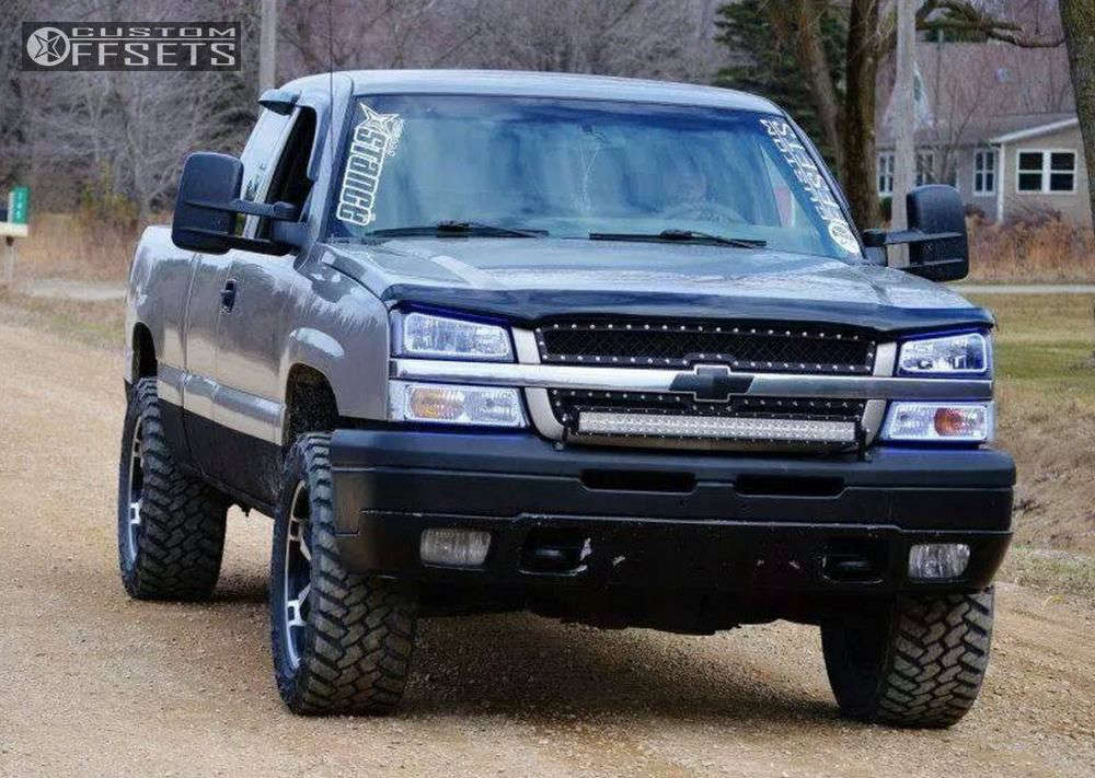 2003 Chevrolet Silverado 1500 with 20x9 25 Liquid Metal Dyno 6 and 295 ...