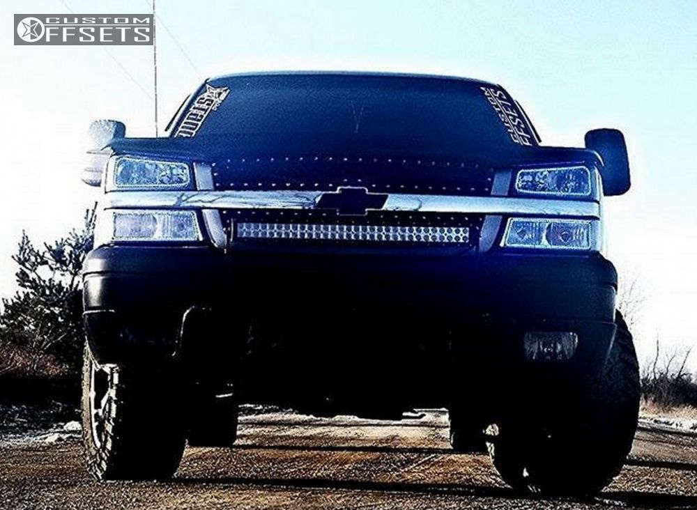 2003 Chevrolet Silverado 1500 with 20x9 25 Liquid Metal Dyno 6 and 295 ...