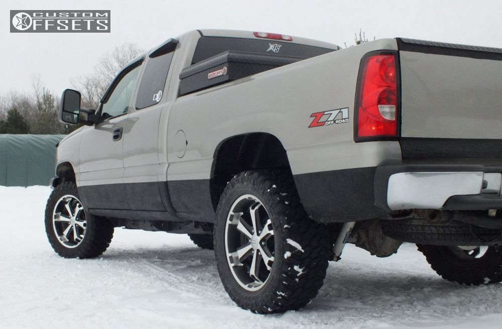 2003 Chevrolet Silverado 1500 with 20x9 25 Liquid Metal Dyno 6 and 295 ...