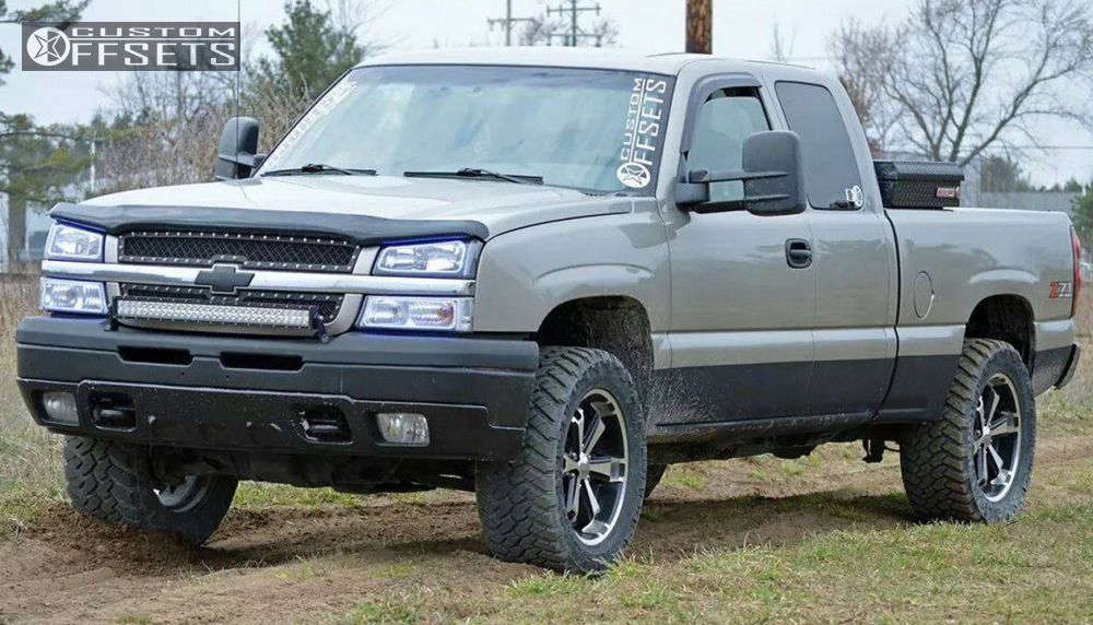 2003 Chevrolet Silverado 1500 with 20x9 25 Liquid Metal Dyno 6 and 295 ...