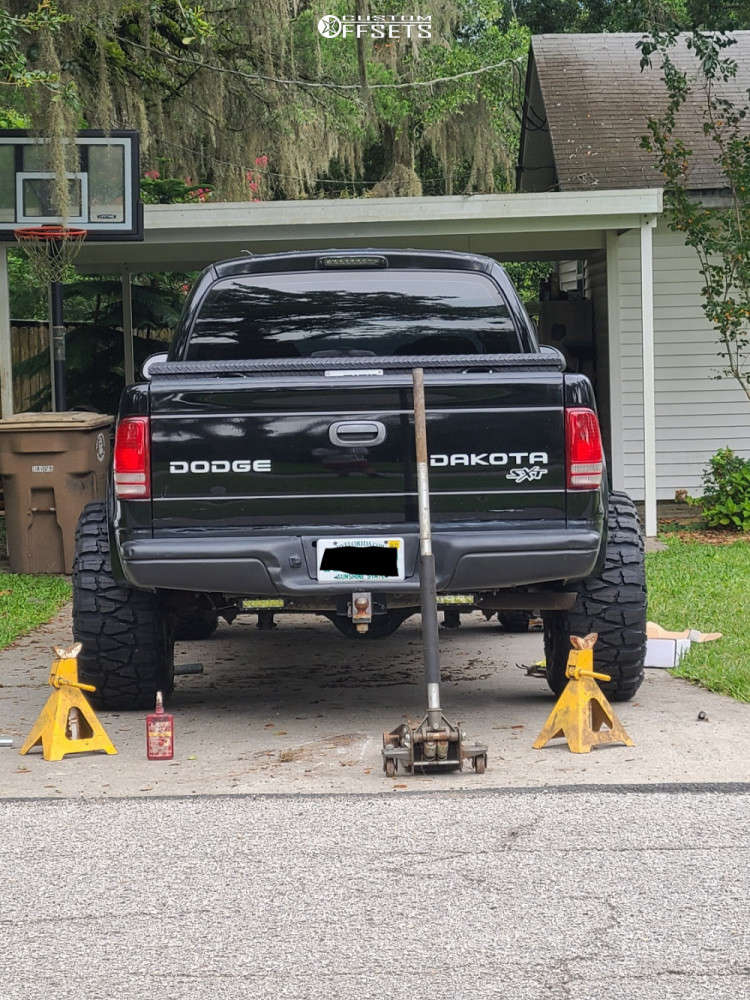 2003 Dodge Dakota with 15x12 -63 Bart Wheels Super Trucker and 33/13 ...
