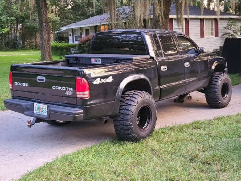 2003 Dodge Dakota with 15x12 -63 Bart Wheels Super Trucker and 33/13 ...
