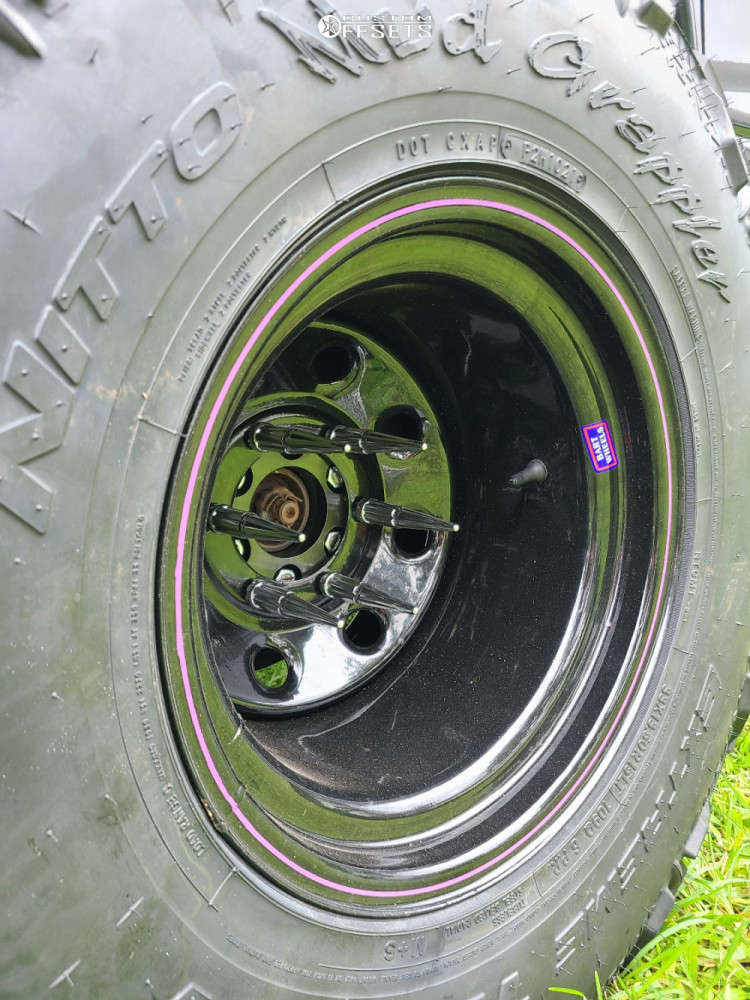 2003 Dodge Dakota with 15x12 -63 Bart Wheels Super Trucker and 33/13 ...