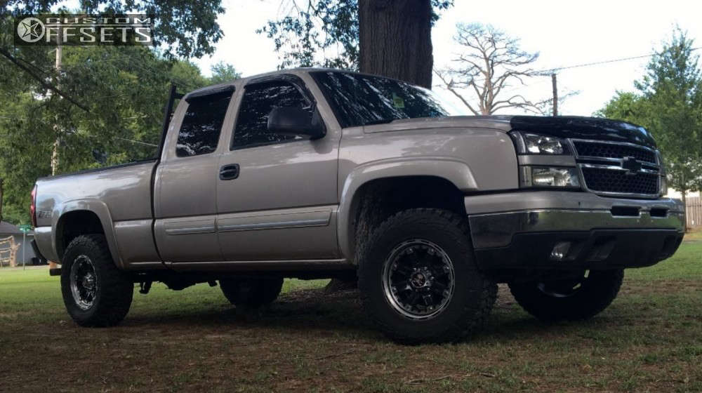 2006 Chevrolet Silverado 1500 with 17x8.5 10 American Outlaw Armour and ...
