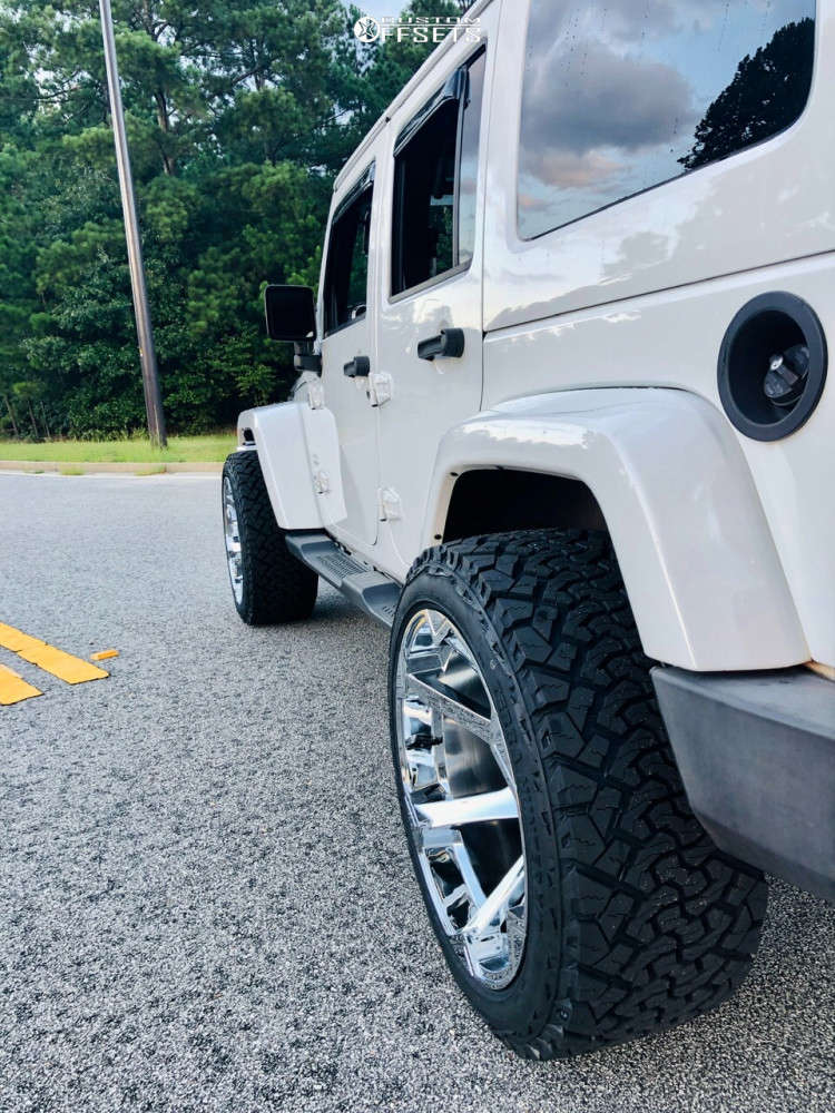 2017 Jeep Wrangler with 22x12 -51 Xtreme Force Xf11 and 33/12.5R22 Venom Power Terra Hunter X/t ...