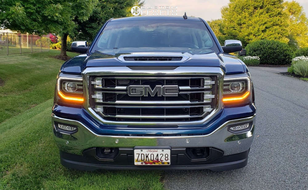 2016 GMC Sierra 1500 with 24x10 31 Wheel Replicas V1176 and 305/35R24 ...