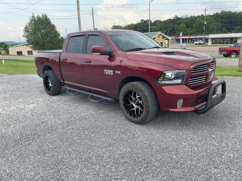 2017 Ram 1500 with 20x10 -25 Vision Sliver 360 and 275/60R20 BFGoodrich ...