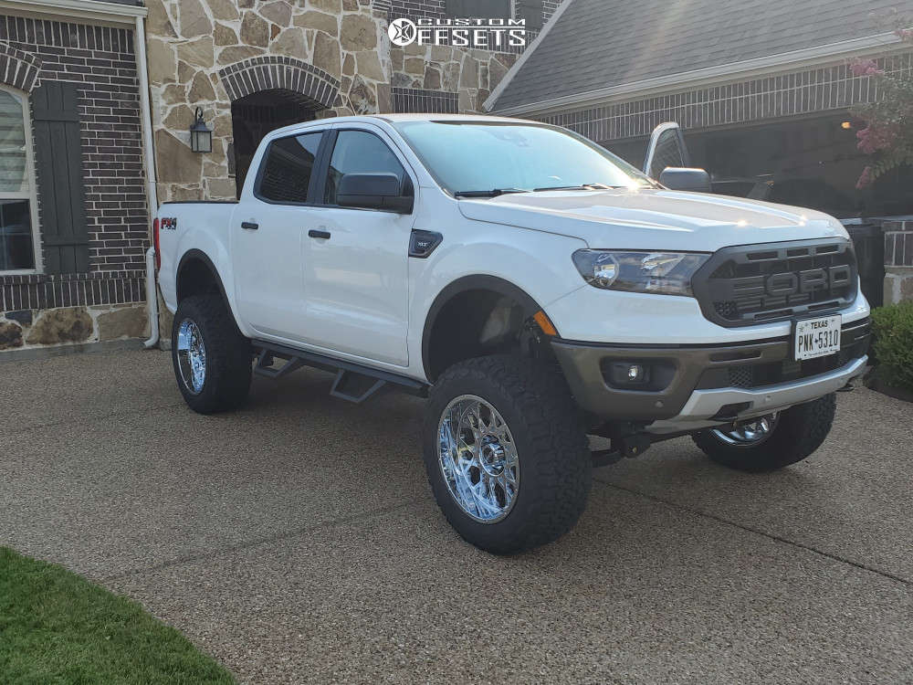 2021 Ford Ranger with 20x10 -25 Vision Rocker 412 and 33/12.5R20 ...