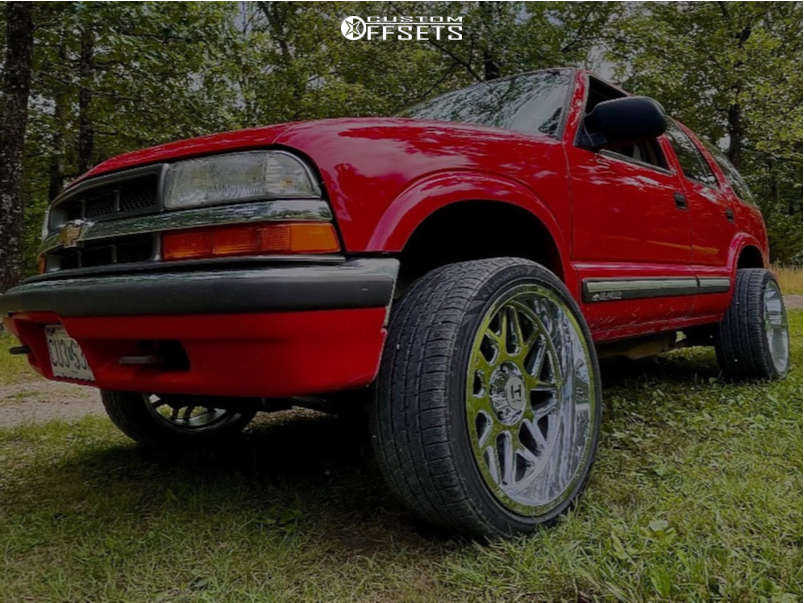 2000 Chevrolet Blazer with 20x10 -19 Hostile Sprocket and 275/35R20 ...