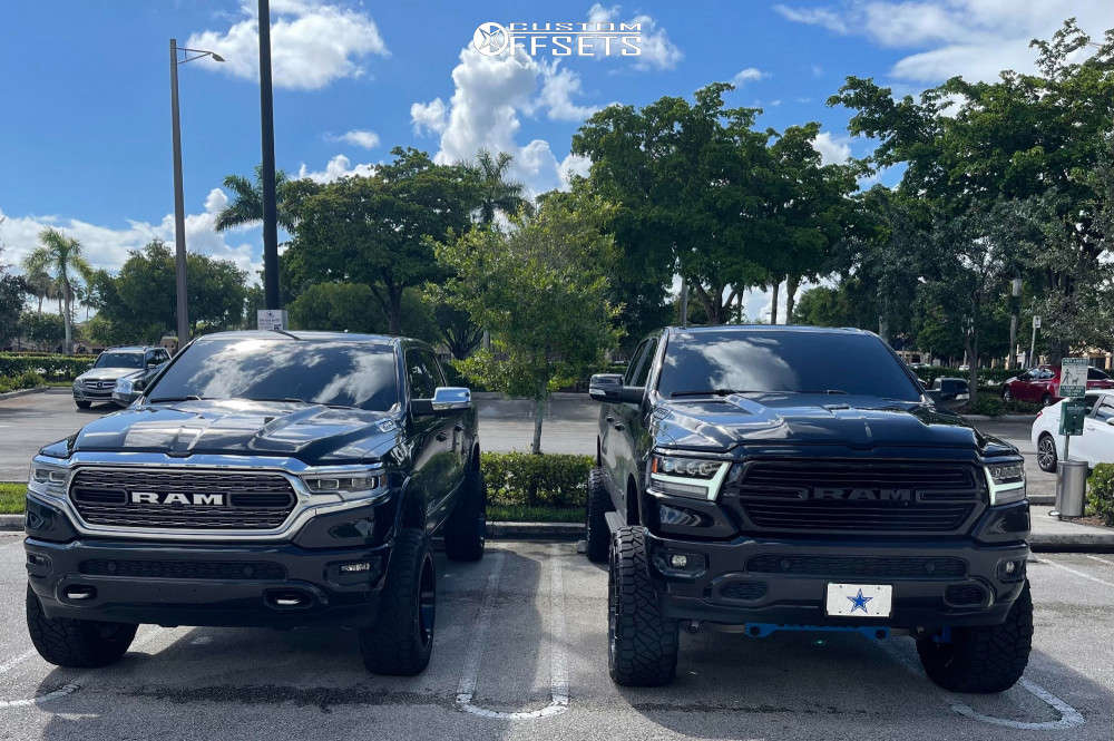 2019 Ram 1500 with 24x12 -44 Fuel Runner and 37/13.5R24 Nitto Ridge ...