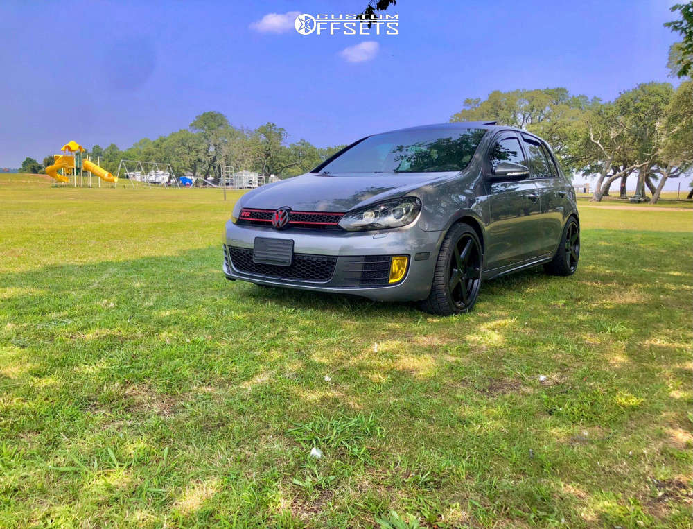 2011 Volkswagen GTI with 18x8 40 Petrol P2c and 225/40R18 BFGoodrich G ...