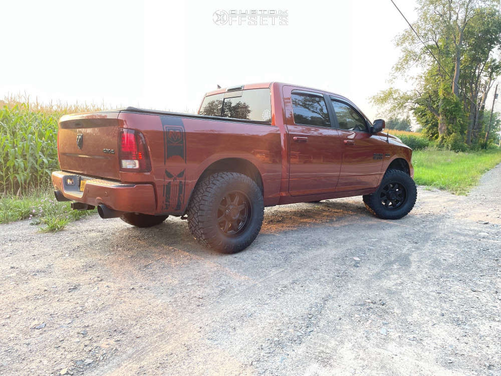 2017 Ram 1500 with 18x9 12 Ultra Menace and 325/60R18 Nitto Ridge ...
