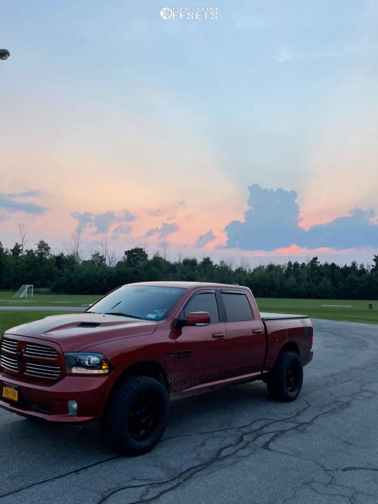 2017 Ram 1500 with 18x9 12 Ultra Menace and 325/60R18 Nitto Ridge ...