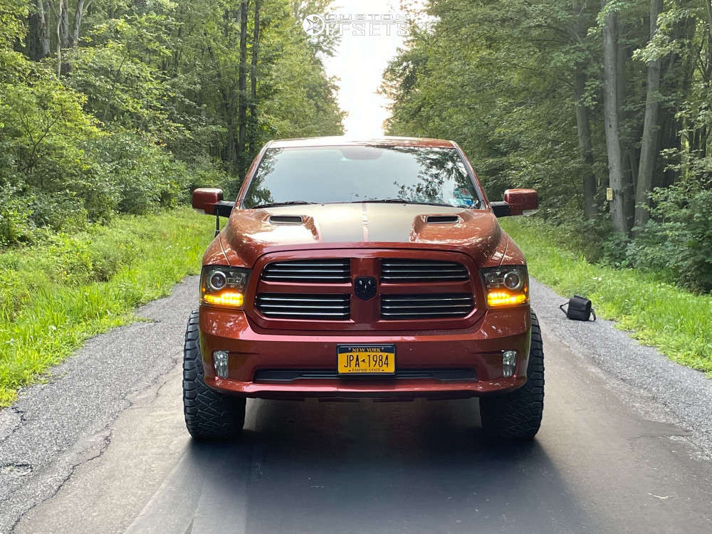 2017 Ram 1500 with 18x9 12 Ultra Menace and 325/60R18 Nitto Ridge ...