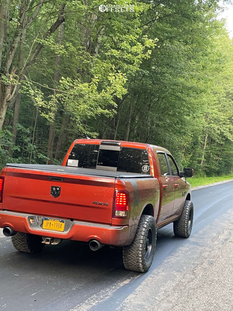 2017 Ram 1500 with 18x9 12 Ultra Menace and 325/60R18 Nitto Ridge ...
