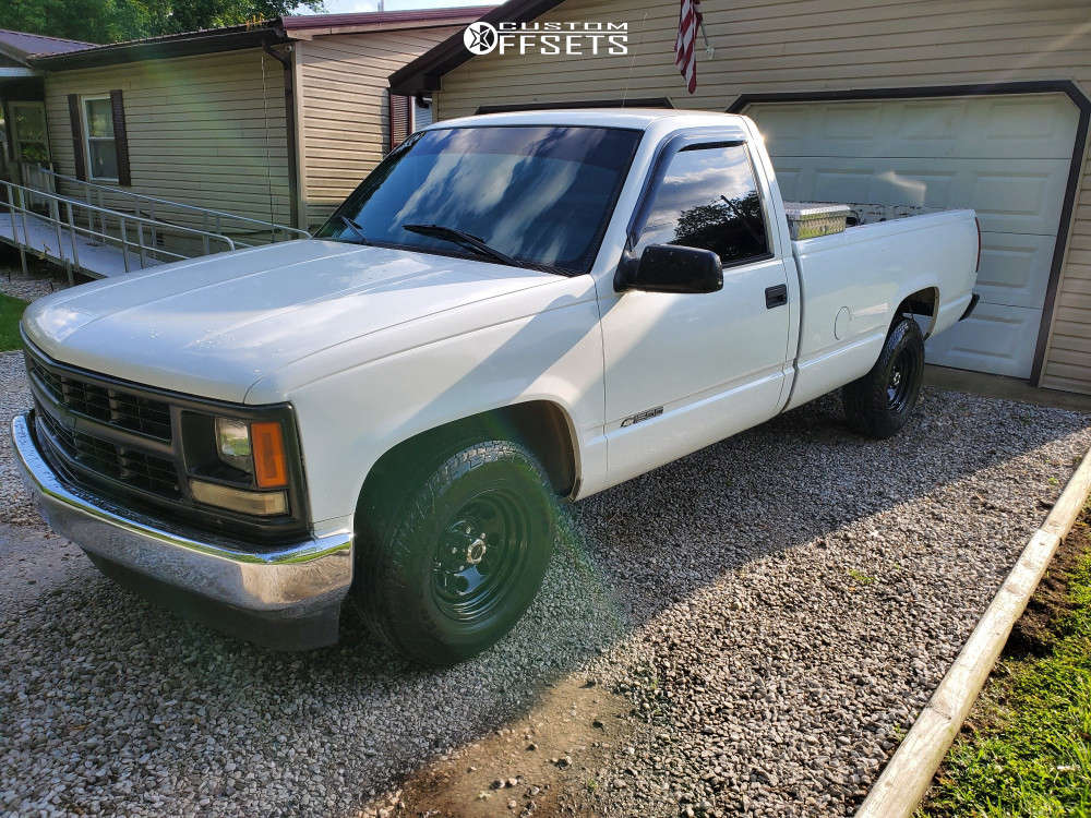 1997 Chevrolet C1500 with 15x8 -19 Vision Soft 8 and 235/70R15 Toyo ...