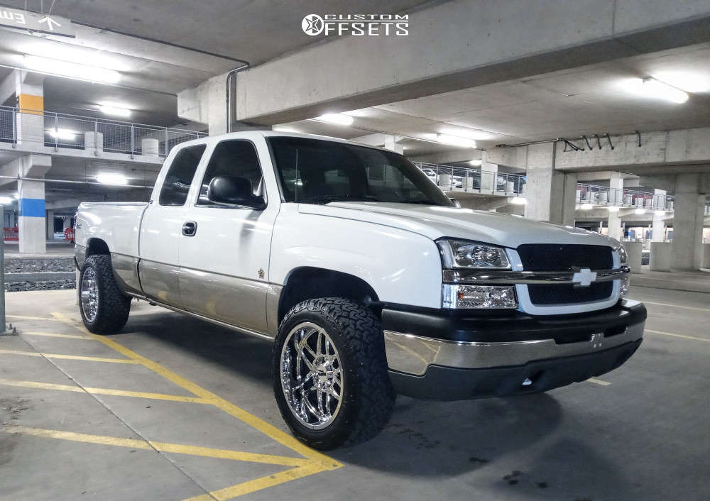 2003 Chevrolet Silverado 1500 with 20x10 -19 Moto Metal Mo992 and 31/11 ...