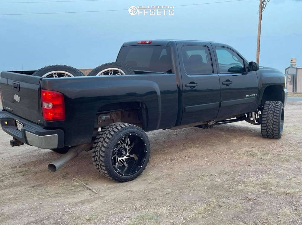 2008 Chevrolet Silverado 2500 HD with 22x14 -76 American Truxx Spyder ...
