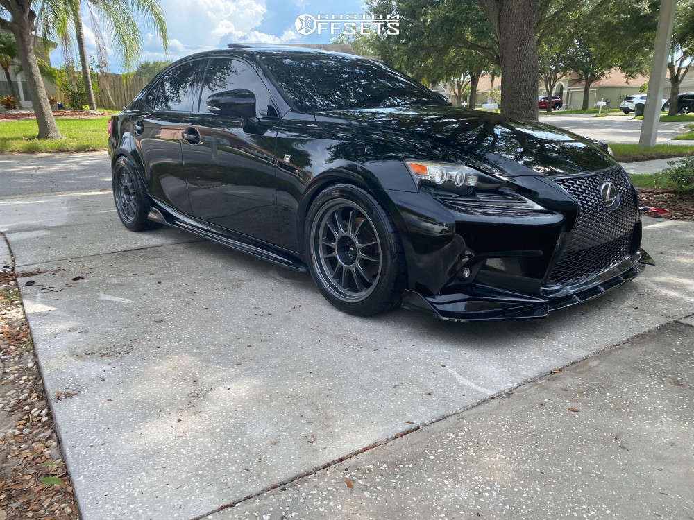 2014 Lexus IS250 with 18x9.5 25 Konig Hypergram and 255/40R18 Kenda Kr20 and Coilovers | Custom ...