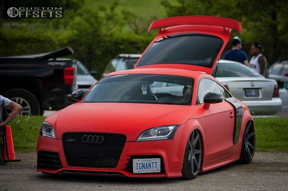 2012 Audi TT Quattro with 20x9.5 32 Vossen CV7 and 235/30R20 Falken and ...