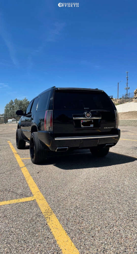 2014 Cadillac Escalade with 22x10 -25 Hardrock Commander and 285/45R22 ...