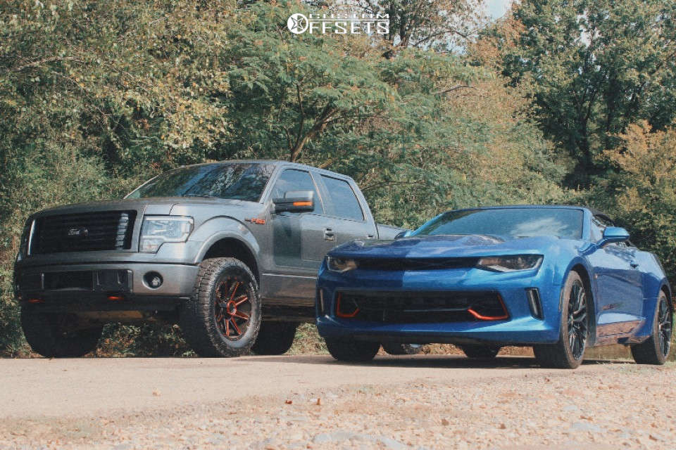 2012 Ford F-150 with 20x10 -14 XF Offroad Xf-220 and 35/12.5R20 ...