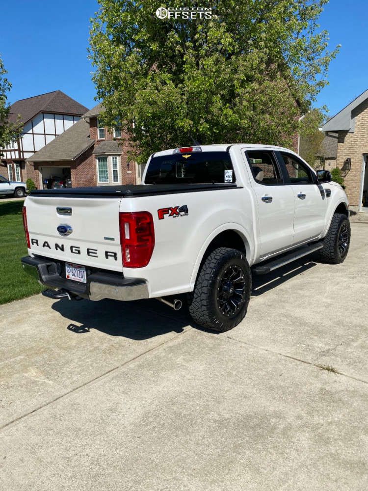 2019 Ford Ranger with 18x9 1 Fuel Assault and 33/9.5R18 Nitto Ridge ...
