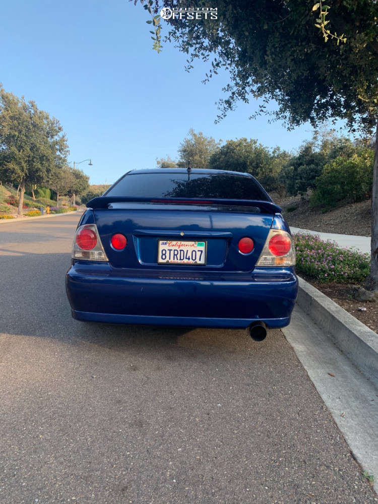 2001 Lexus IS300 with 18x8.5 38 Enkei Nt03m and 225/40R18 Michelin ...