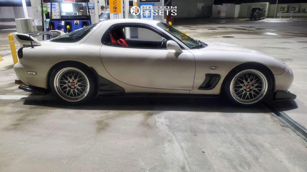 1995 Mazda RX-7 with 18x8 35 BBS Lm and 235/40R18 Bridgestone Potenza ...