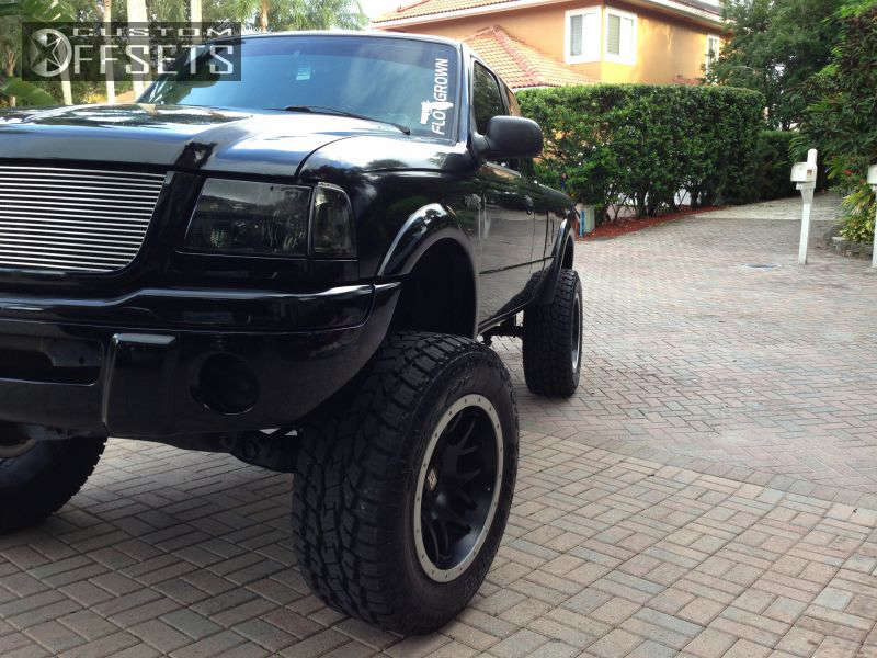 2002 Ford Ranger with 20x12 -44 XD Bully and 35/13.5R20 Toyo Tires Open ...