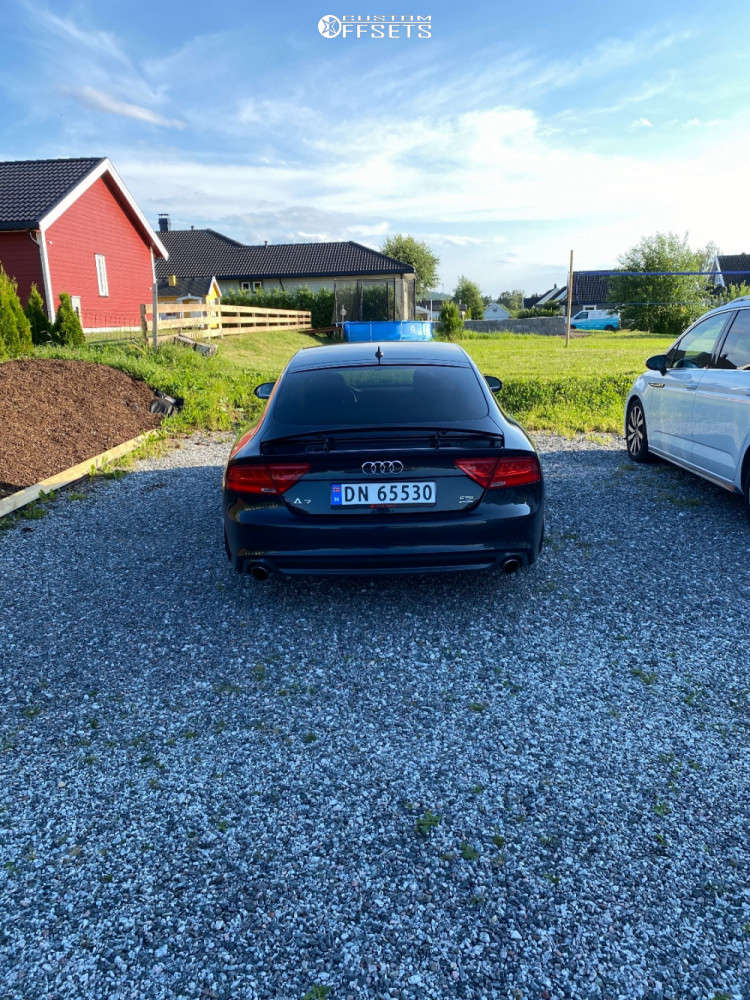 2011 Audi A7 Quattro with 20x10 28 Varrstoen Mk1 and 255/30R20 Rotalla ...