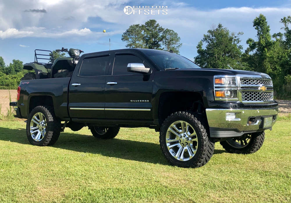 2014 Chevrolet Silverado 1500 with 22x9 0 OE Replicas Split 6 and 35/12 ...