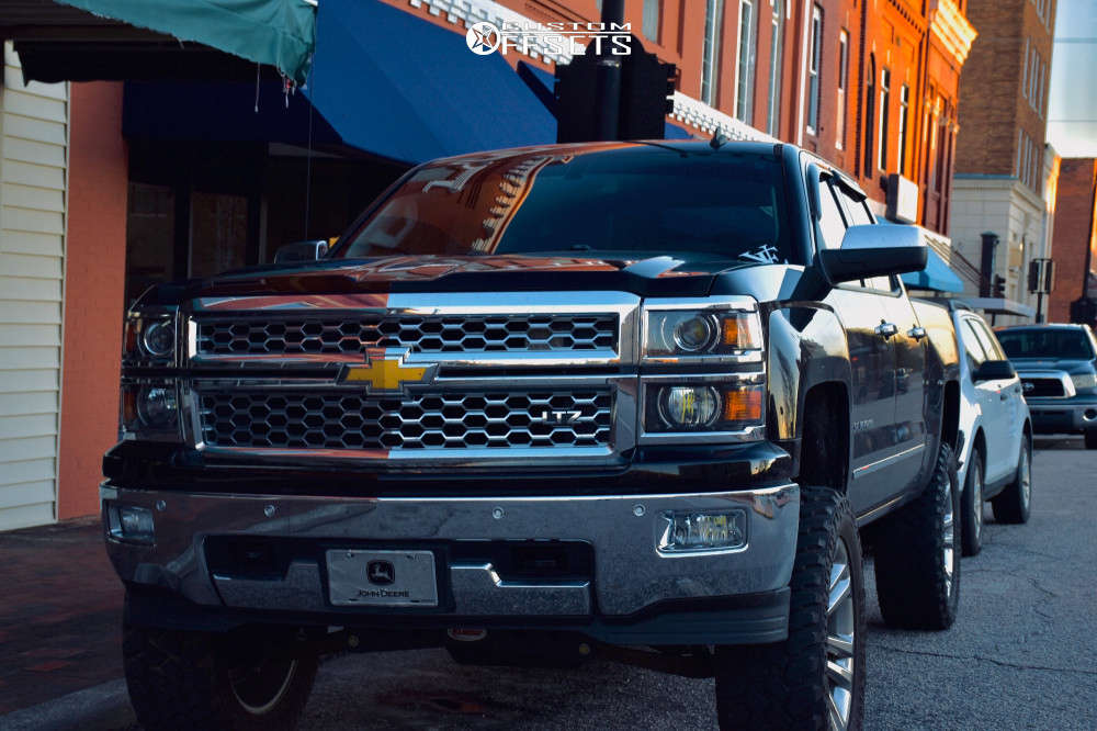 2014 Chevrolet Silverado 1500 with 22x9 0 OE Replicas Split 6 and 35/12 ...
