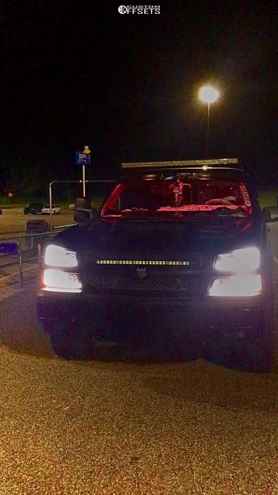 2004 Chevrolet Silverado 1500 with 20x9 25 OE Replicas Gm Snowflake ...