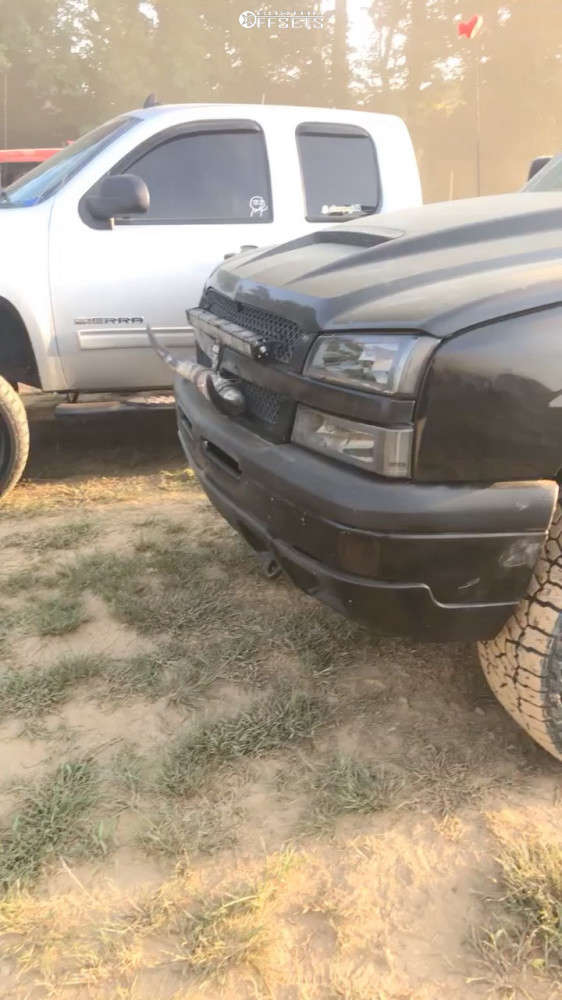 2004 Chevrolet Silverado 1500 with 20x9 25 OE Replicas Gm Snowflake ...