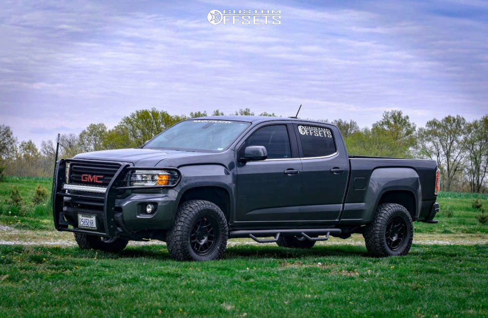 2016 GMC Canyon with 17x8.5 KMC Km717 and 265/70R17 Kenda Klever R/t ...