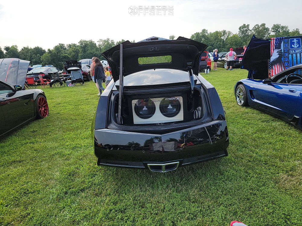2012 Cadillac CTS with 20x9 35 Element El11 and 245/40R20 Toyo Tires ...