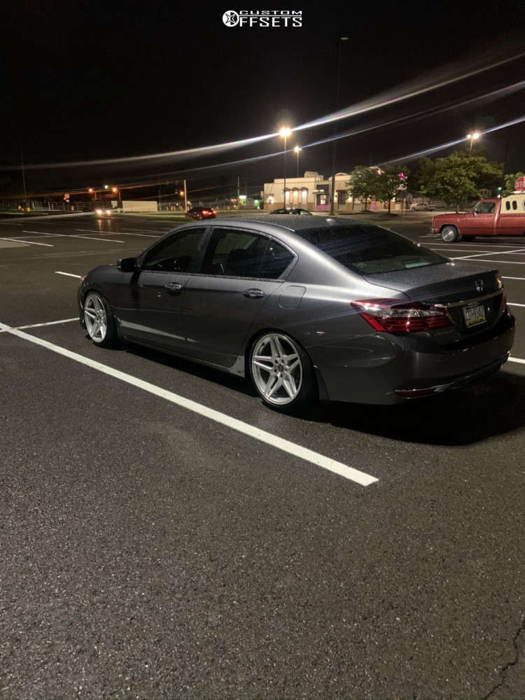 2017 Honda Accord with 19x9.5 35 ESR Forged Rf15 and 235/40R19 Goodyear ...